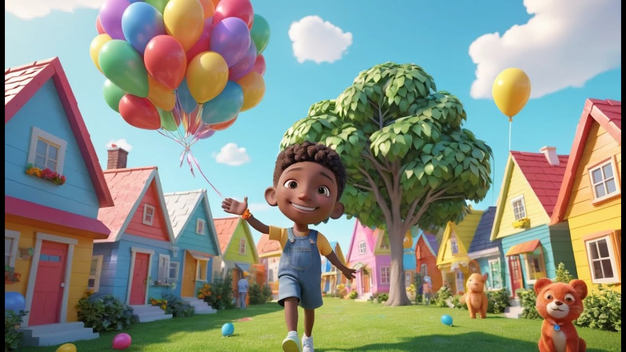 Color Town Song | Fun Color Learning Song for Kids | Sing and Learn ...