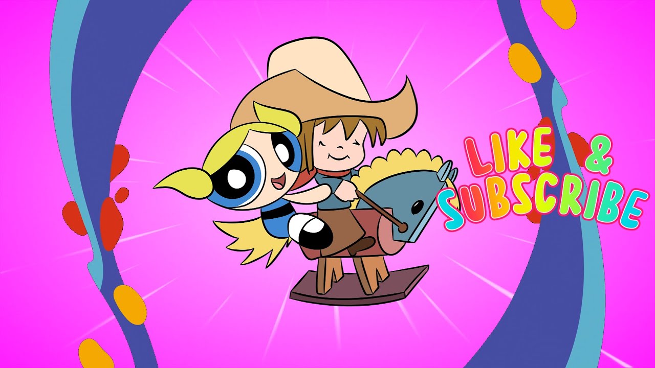 How to Draw Powerpuff Girls Bubbles Rodeo drawing and coloring video ...