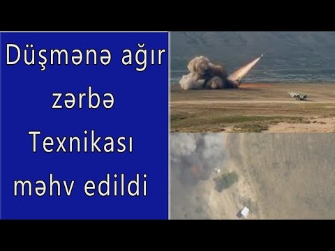 Dusmenin avtomobil texnikasi serrast atesle mehv edildi