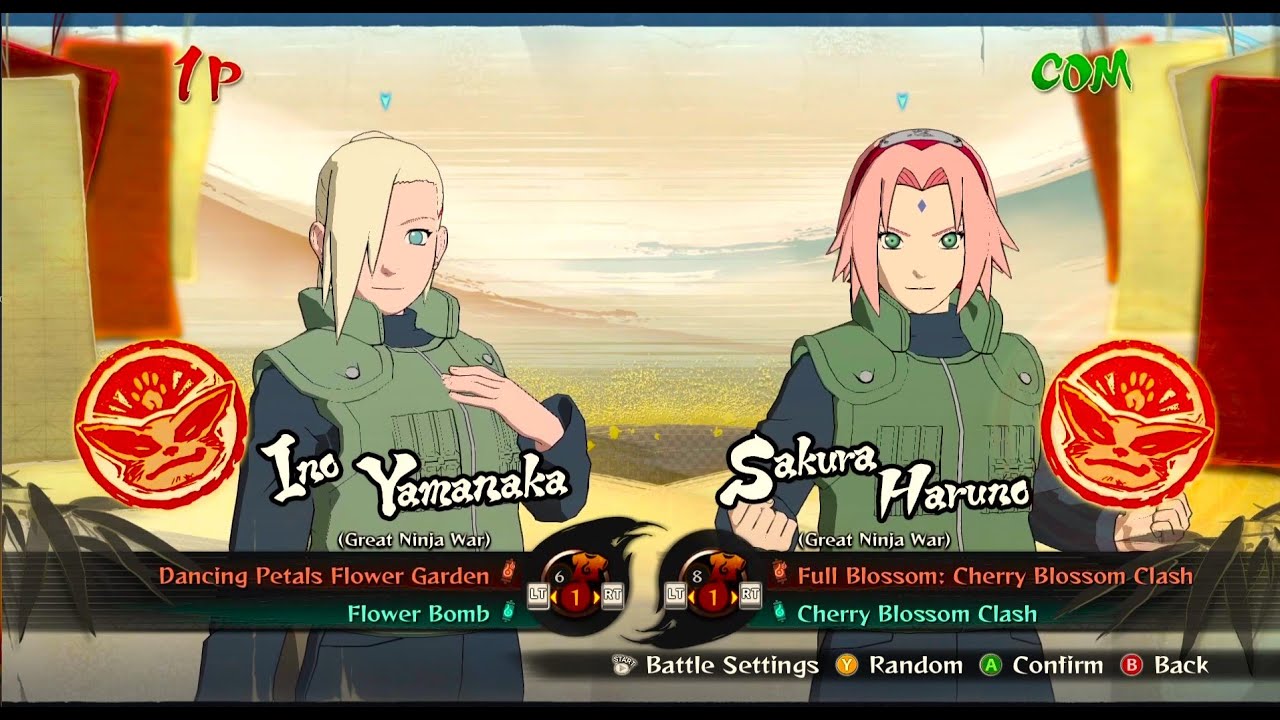Ino VS Sakura - Naruto Shippuden Ultimate Ninja Storm 4. - YouTube
