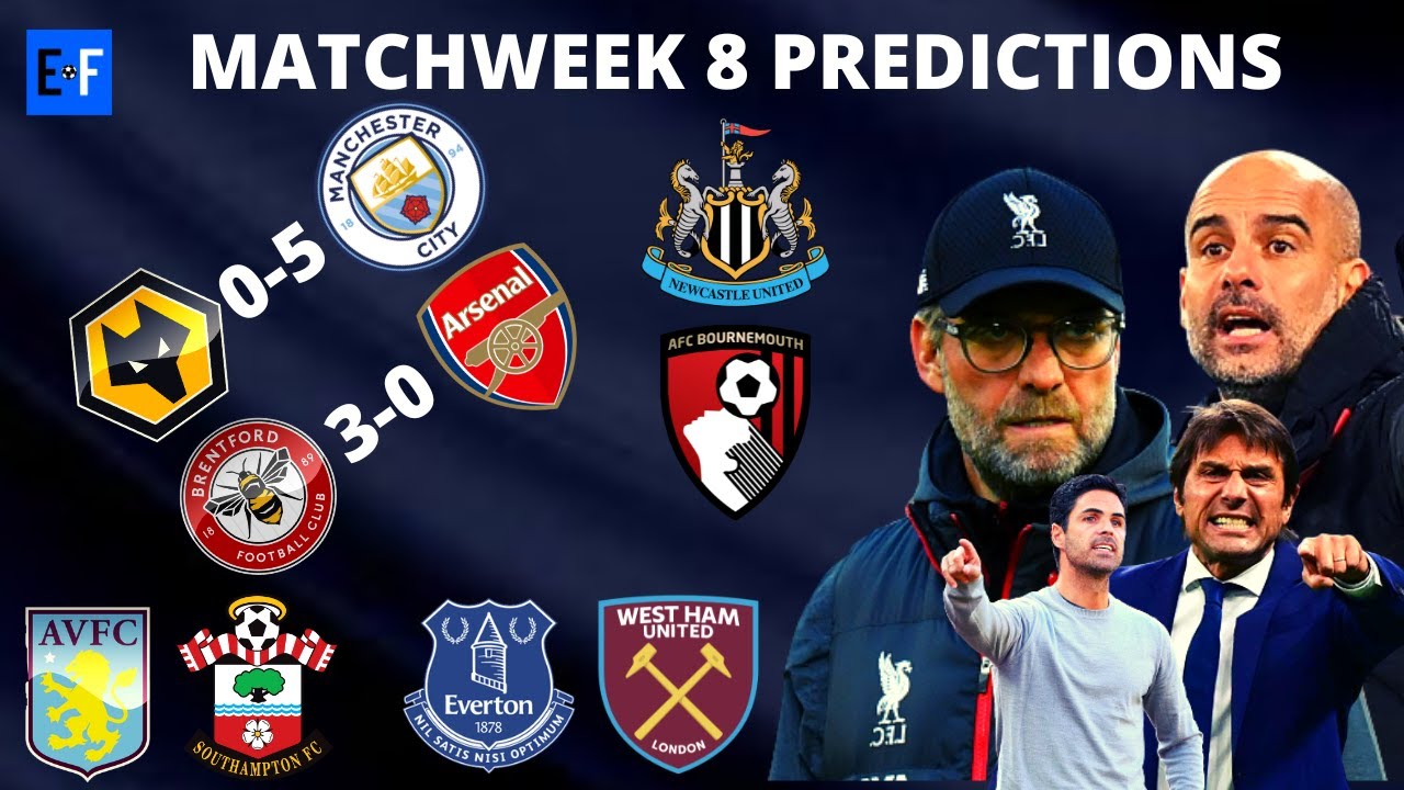 MATCHWEEK 8 PREMIER LEAGUE PREDICTIONS | PL 2022/2023 Season - YouTube