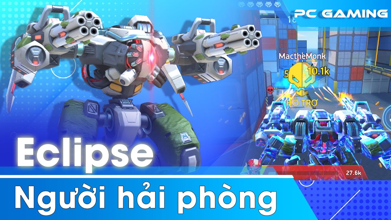 Mech Arena VN# 776| Eclipse Minigun 12 - YouTube