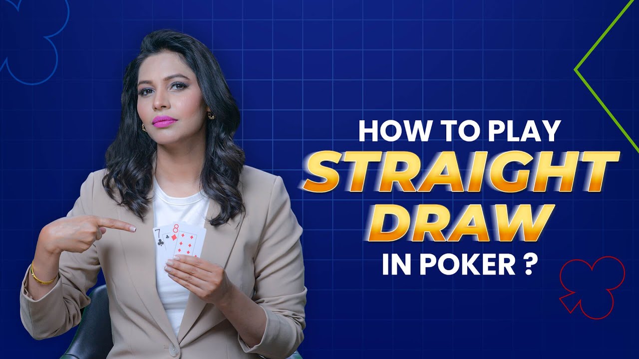 How To Play Straight Draw In Poker - YouTube