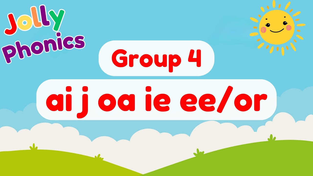 Jolly Phonics Group-4 | Jolly Phonics for kids with lyrics - YouTube