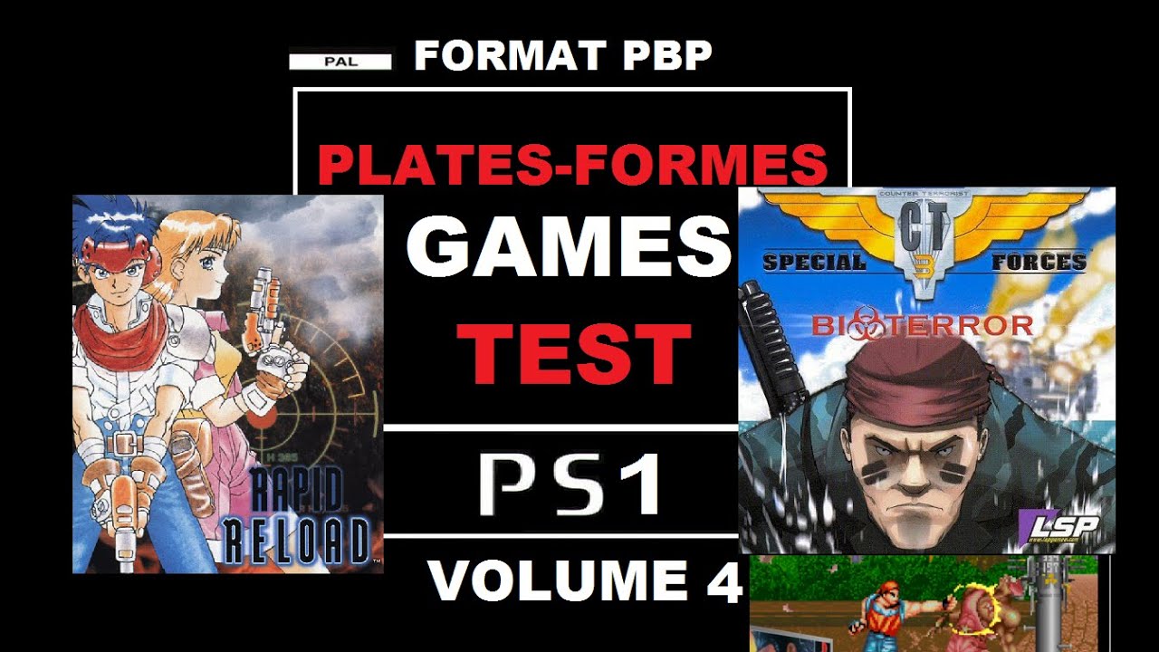 Test Pack Jeux Plates-Formes Ps1 / CT Spécial Forces 3 / Batocera 34-41 ...