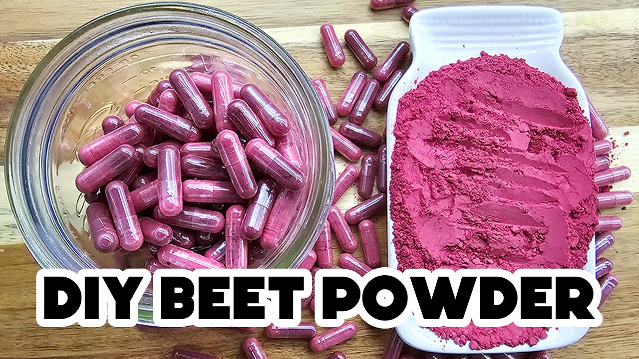 Dehydrate Fresh Beets for Beet Powder -- AND supplements! You can do it ...