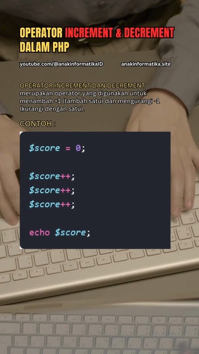 Tips : Increment dan Decrement pada PHP #shorts - YouTube