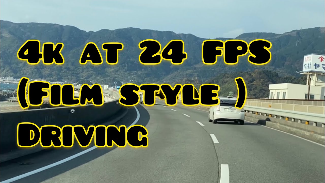 4k at 24 fps (film style) Driving - YouTube