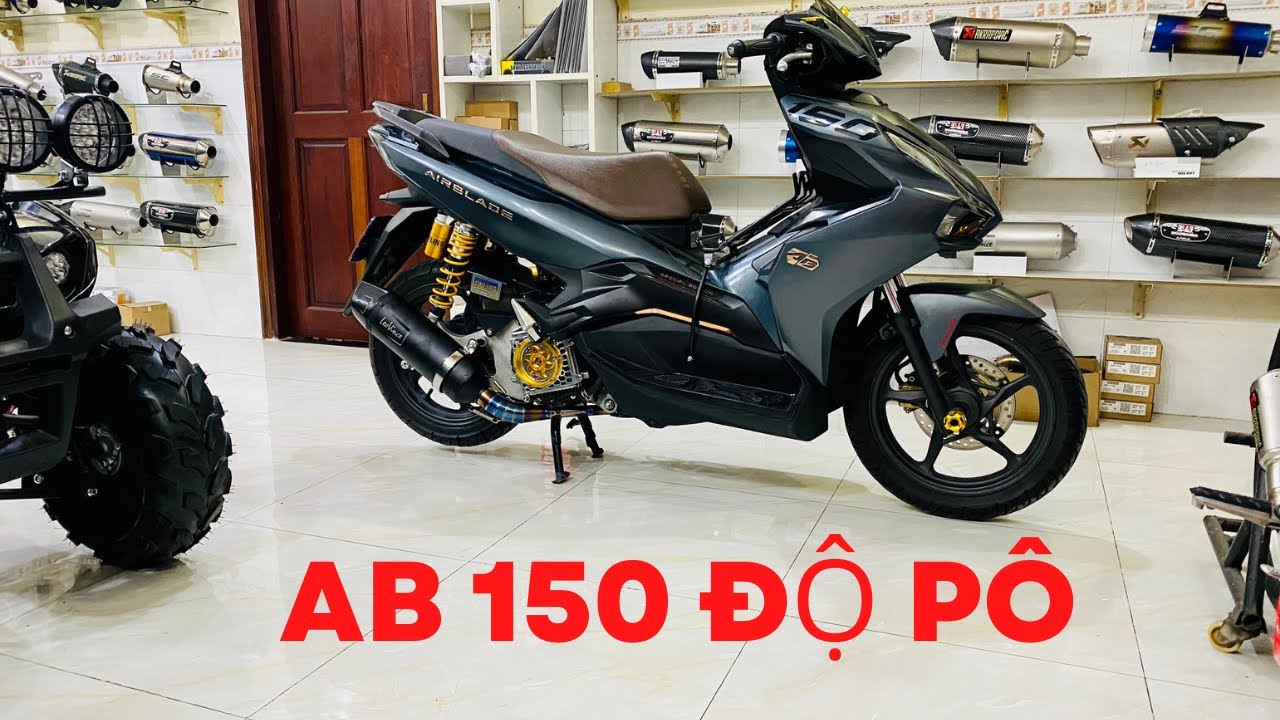 AirBlade 150 độ pô | AB 150 độ pô | Air Blade độ pô | Phượt Safety Sài ...