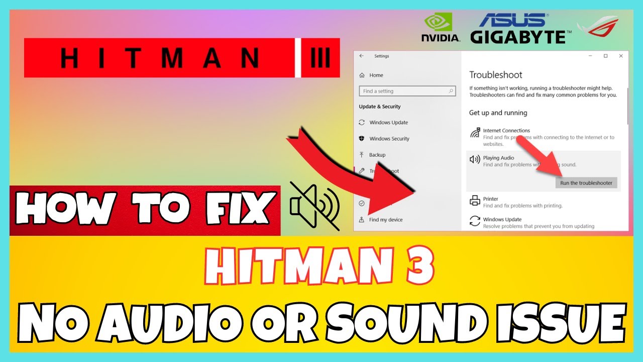How to Fix Hitman 3 No Audio/ Sound Problem ! 2023 #Latest - YouTube