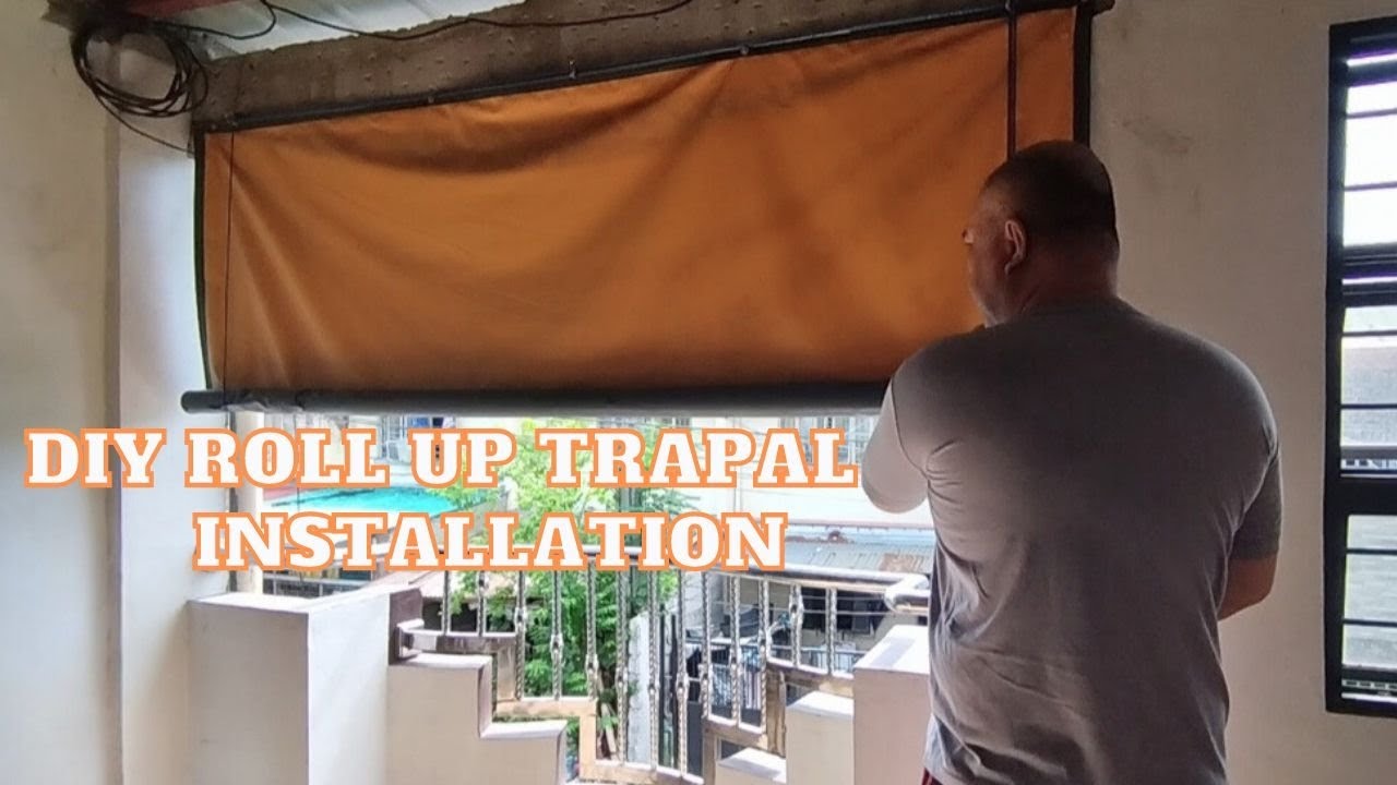VLOG 25 | DIY Roll Up Trapal Installation and Tutorial • Bahitee Vlogs ...