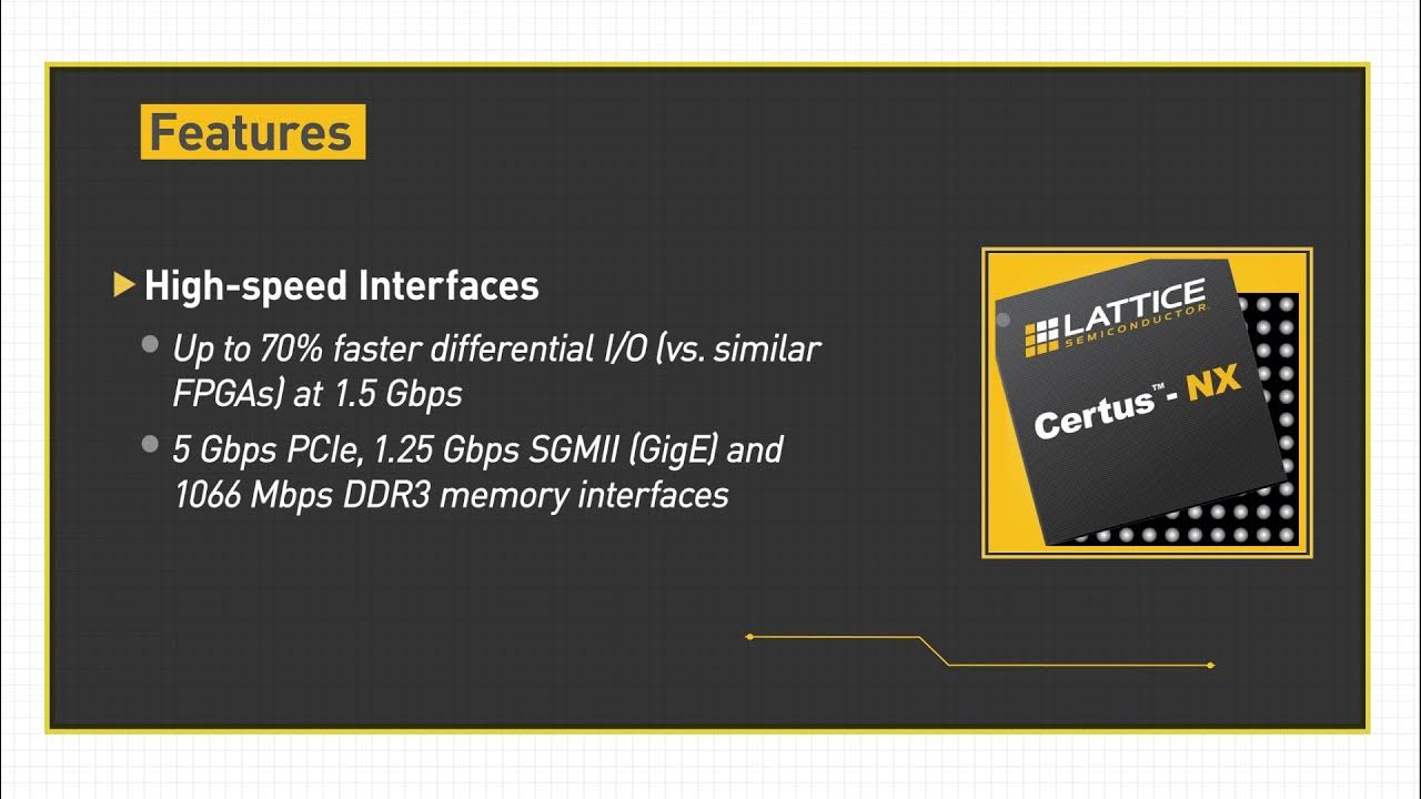 Lattice Certus™-NX FPGAs - YouTube