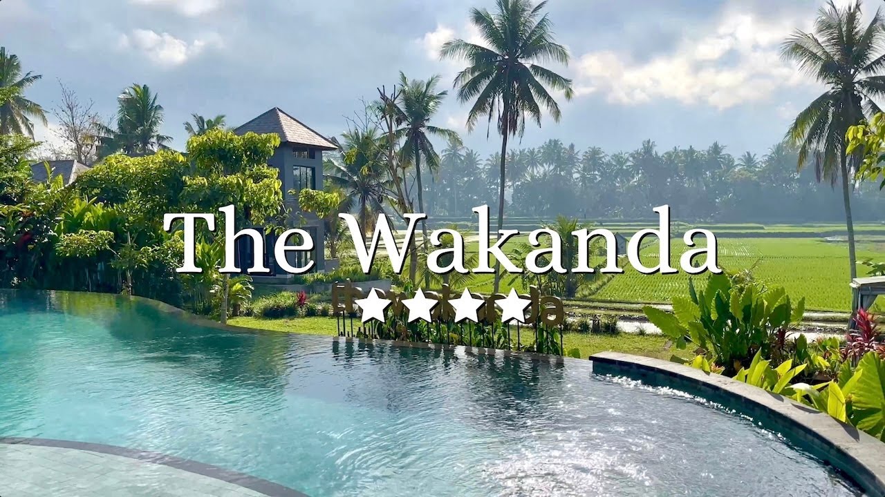The Wakanda - Luxury Hotel Overview, Inside 4K Tour - Ubud, Bali ...