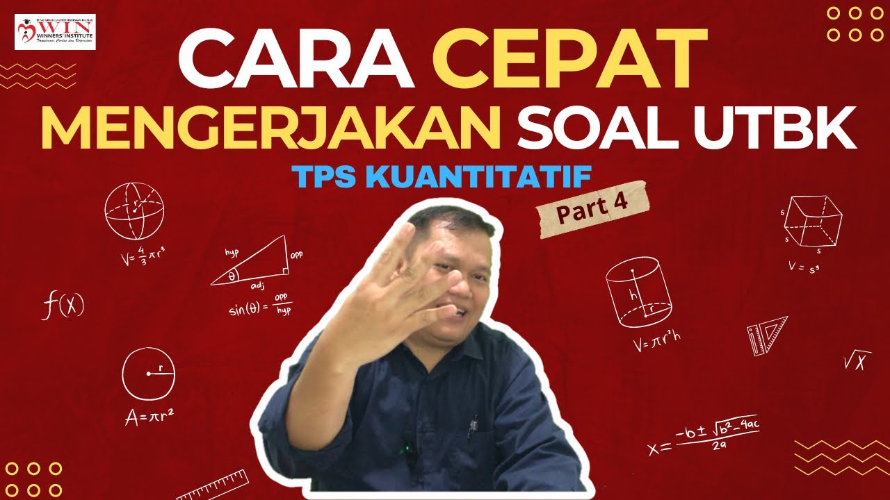 CARCEP UTBK | Cara Cepat Mengerjakan Soal UTBK TPS Kuantitatif | Bimbel ...