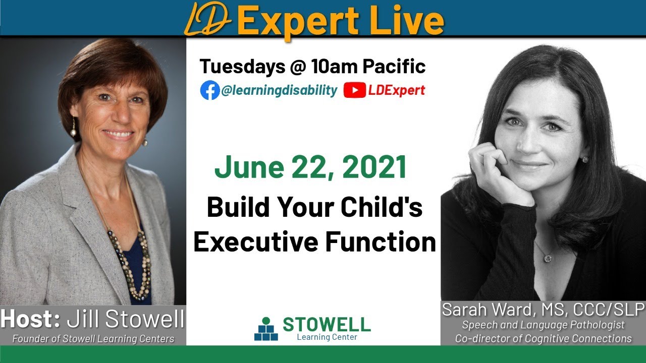 Build Your Child's Executive Function - Sarah Ward - YouTube