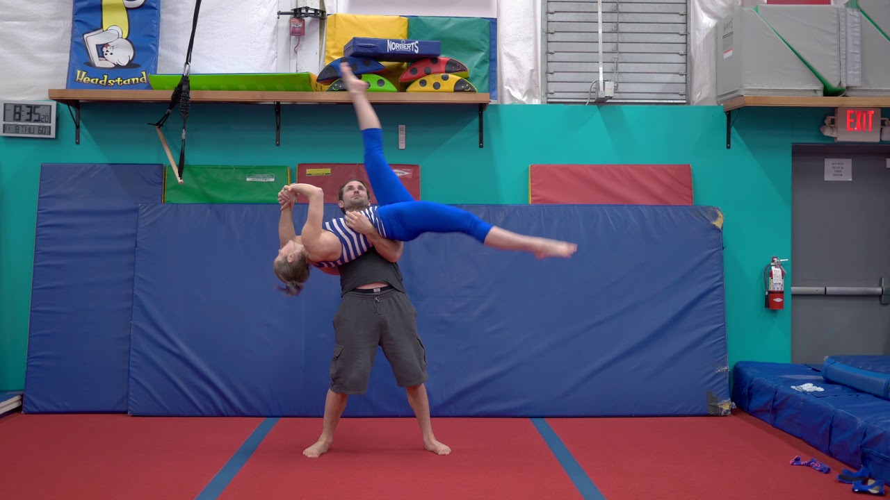 Back Walk Over Dance Lift - YouTube