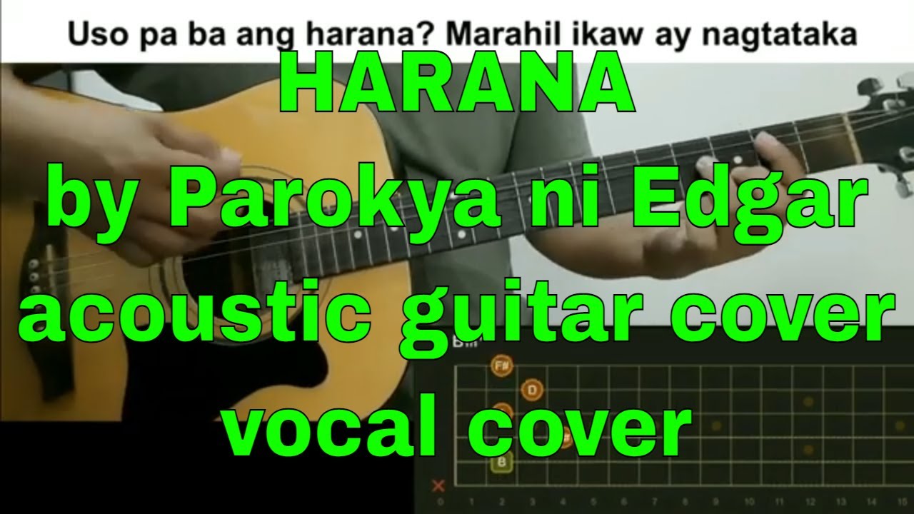 Harana by Parokya ni Edgar | Chords acoustic guitar & vocal cover - YouTube