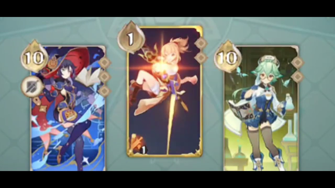 Yoimiya Card Elemental Burst Animation (Genshin Impact) - YouTube