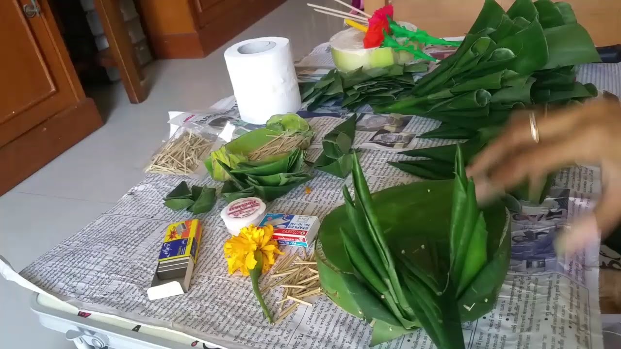 ทำกะทงบายสี - YouTube