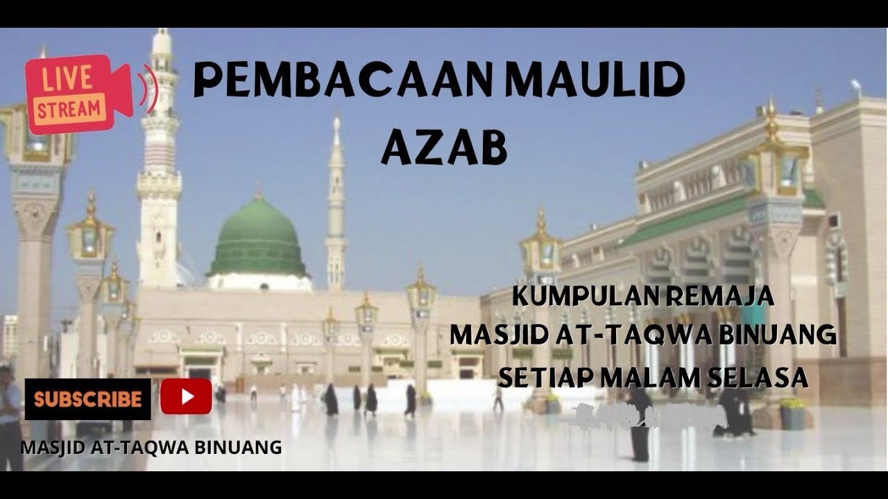 PEMBACAAN MAULID AZAB DAN HAUL SYEKH SAMMAN ALMADANI || REMAJA MASJID ...