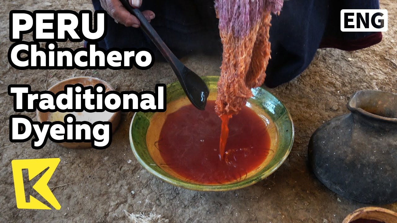 【K】Peru Travel-Chinchero[페루 여행-친체로]전통 염색 방법/Traditional/Dyeing/Cactus ...