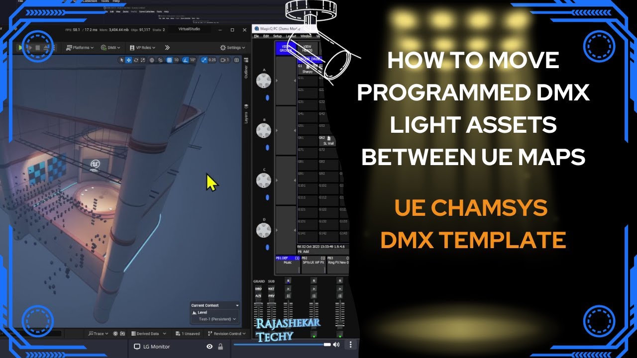 Customizing my DMX Templates | How to use DMX lights assets from one to ...