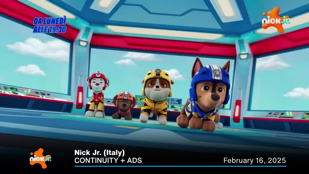 Nick Jr. (Italy) continuity + ads | February 16, 2025 • Nick Jr ...