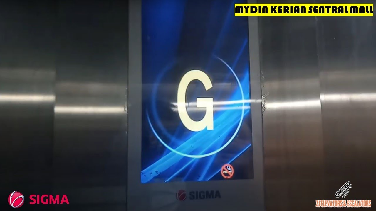 【NO RIDE】 Sigma Freight Elevator at Mydin @ Kerian Sentral Mall, Parit ...