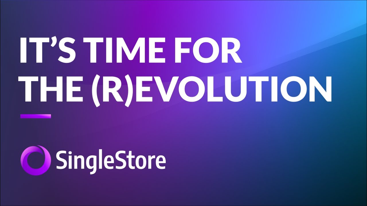 #DataRevolution2020 - IT'S TIME FOR THE (R)EVOLUTION - YouTube