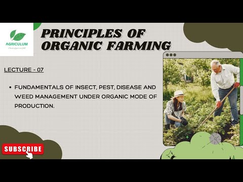 Fundamentals of insect, pest, disease and weed management under organic ...
