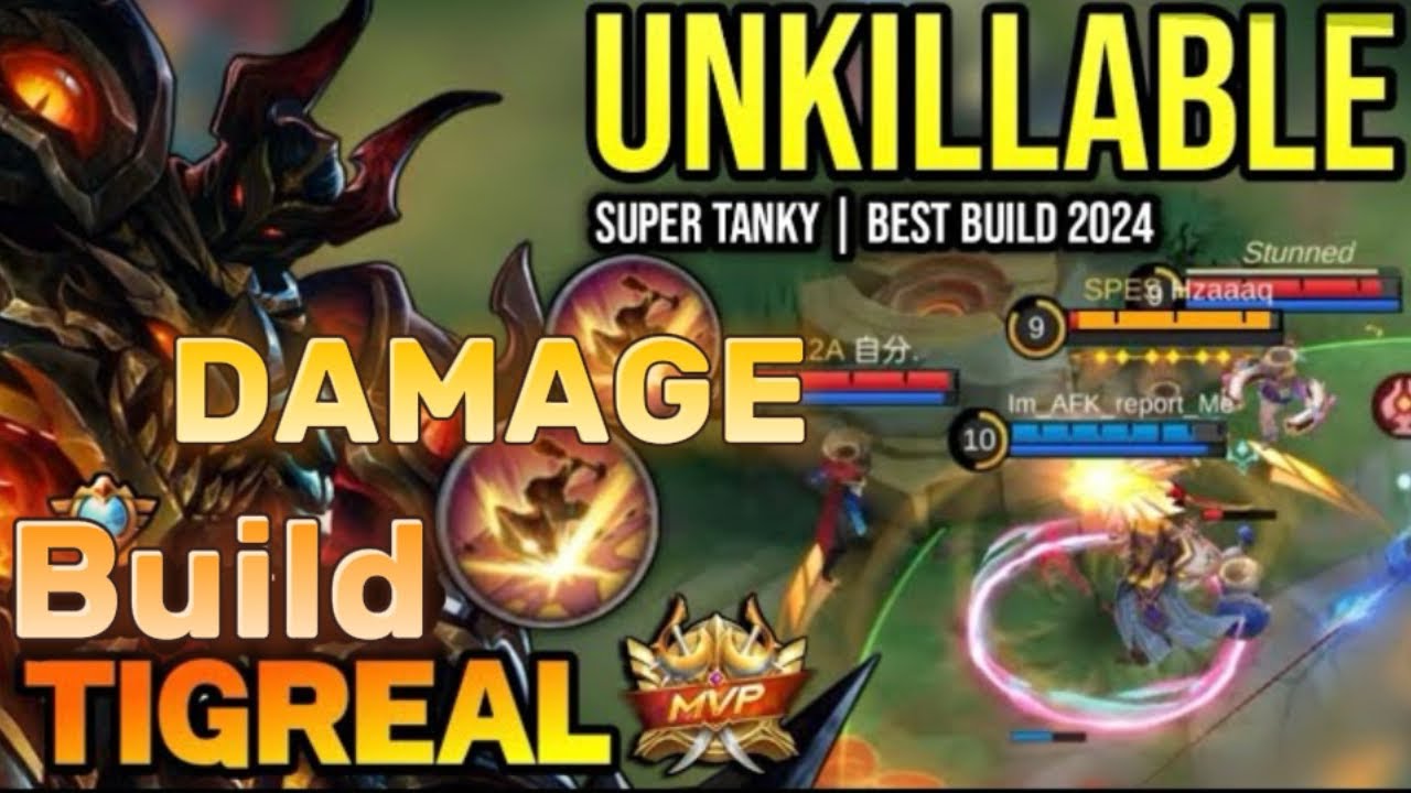 TIGREAL DAMAGE BUILD 2024 | MOBILE LEGEND|MLBB - YouTube