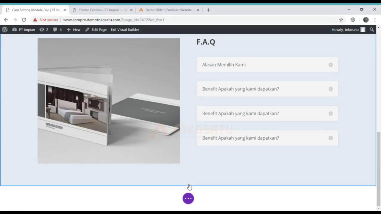 TOKOSATU.COM DIVI #7 Menambahkan Contact Form - YouTube