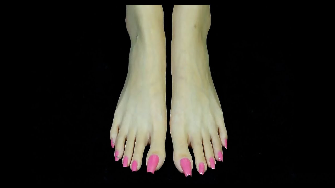 My Long Pink Natural Toenails 🩷 - YouTube