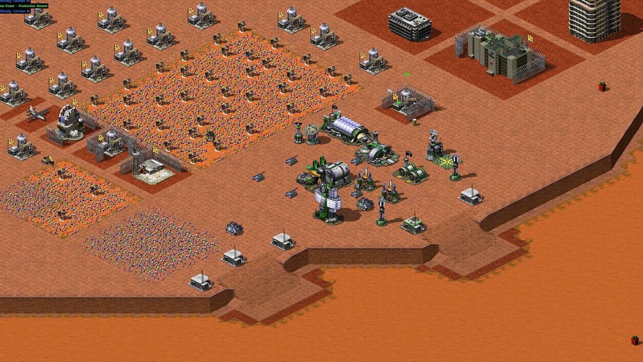 Red Alert 2 | Yuri's Revenge | 7 vs 1- Desert base map -Great britain ...