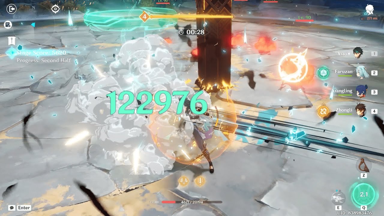 6316 pts. C1 Wanderer & C0 Xiao | Day 2 Anemo - Vibro-Crystal Event 3.5 ...