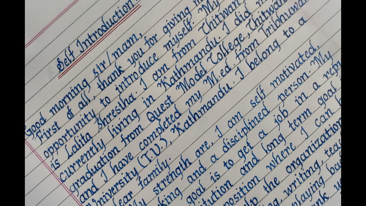 Self Introduction | How to introduce yourself in interview | English ...