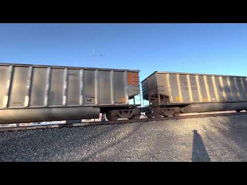 BNSF #6049 Southbound Loaded Energy Coal Train - YouTube