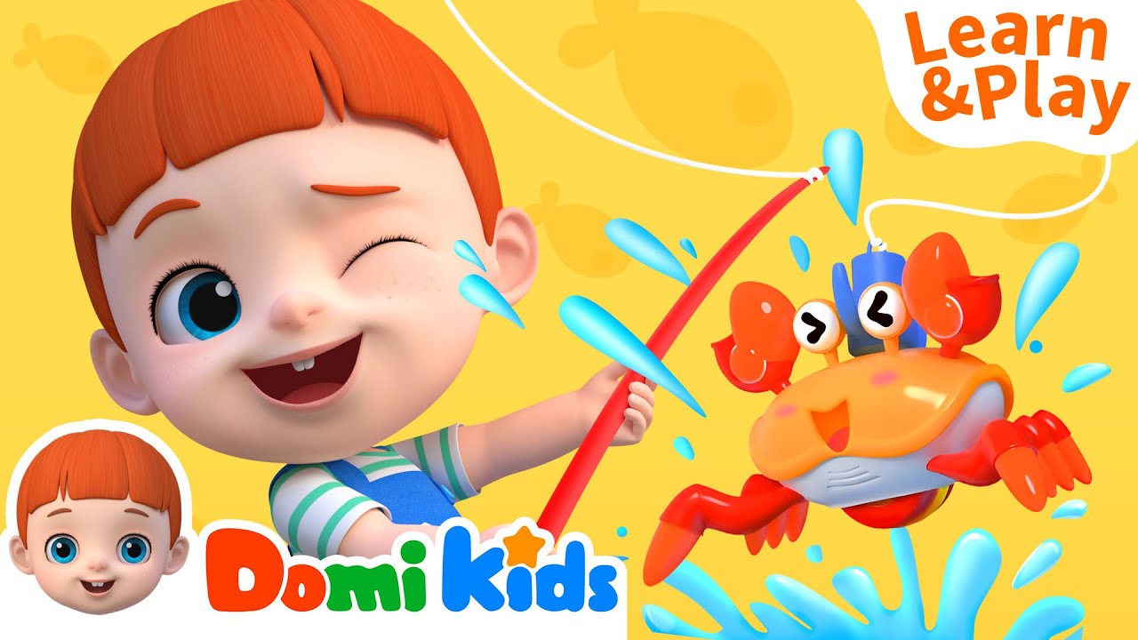 Fun Fishing Game | Educational Videos For Kids | Learning With Domi ...