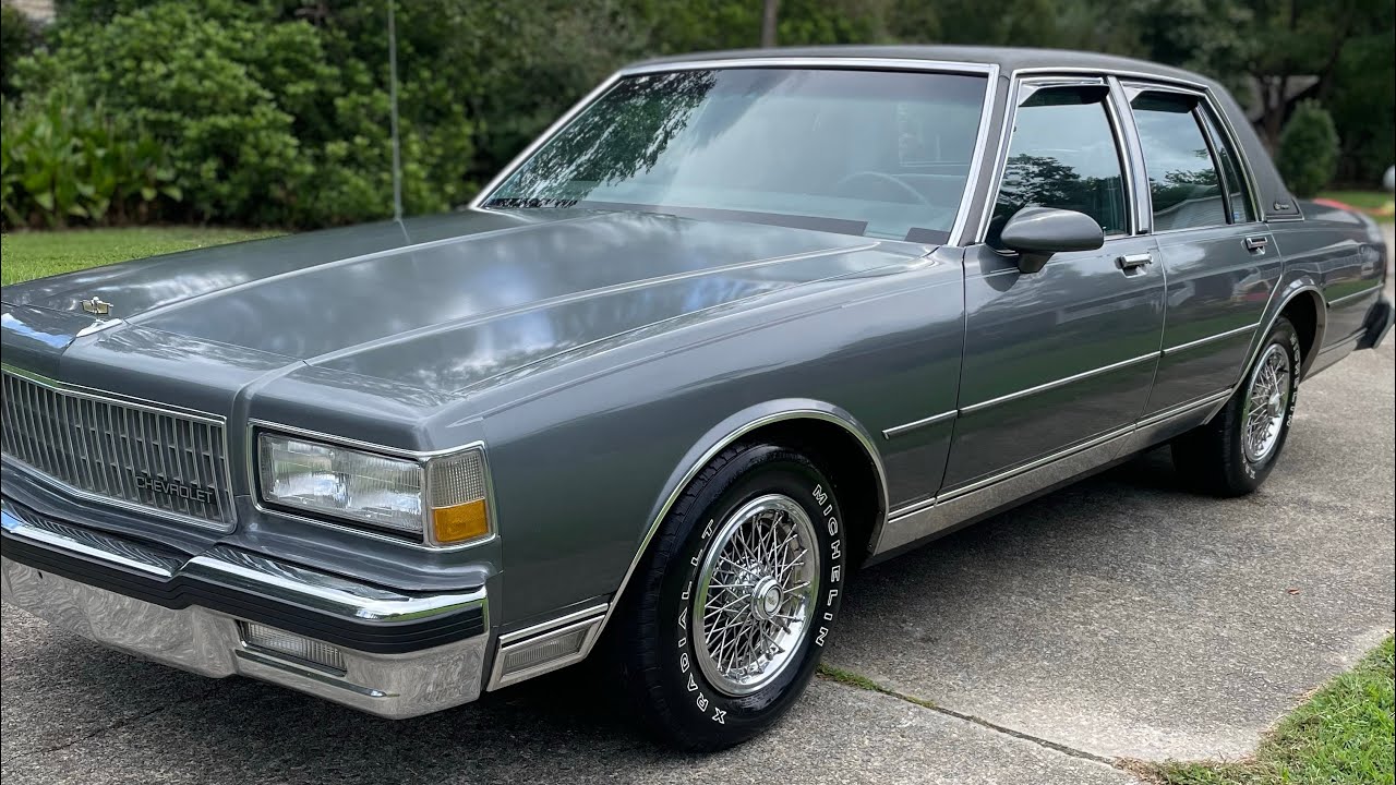 1989 Chevy caprice Classic Brougham - YouTube