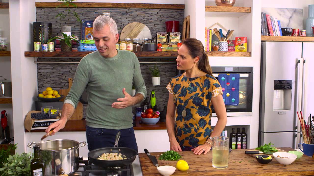 Prawn, Prosecco, Saffron and Butter Tagliatelle | Good Chef Bad Chef S8 ...