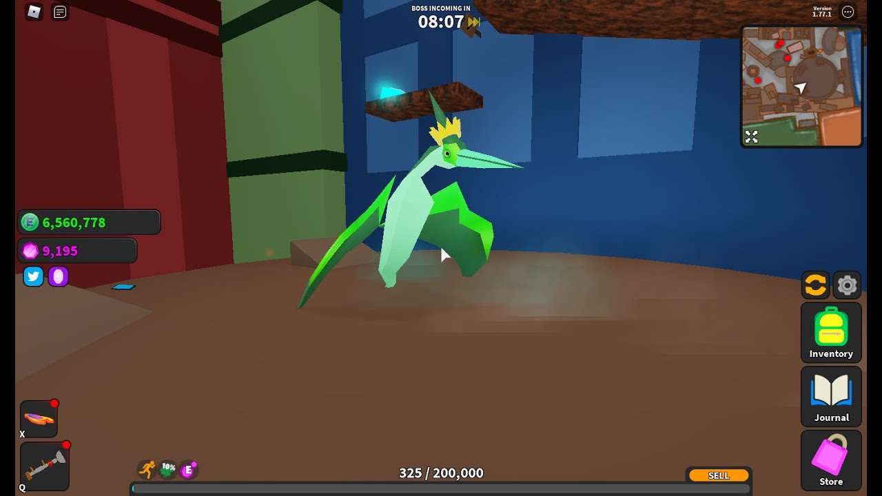 New secret Dino King miniboss in ghost simulator!!! - YouTube