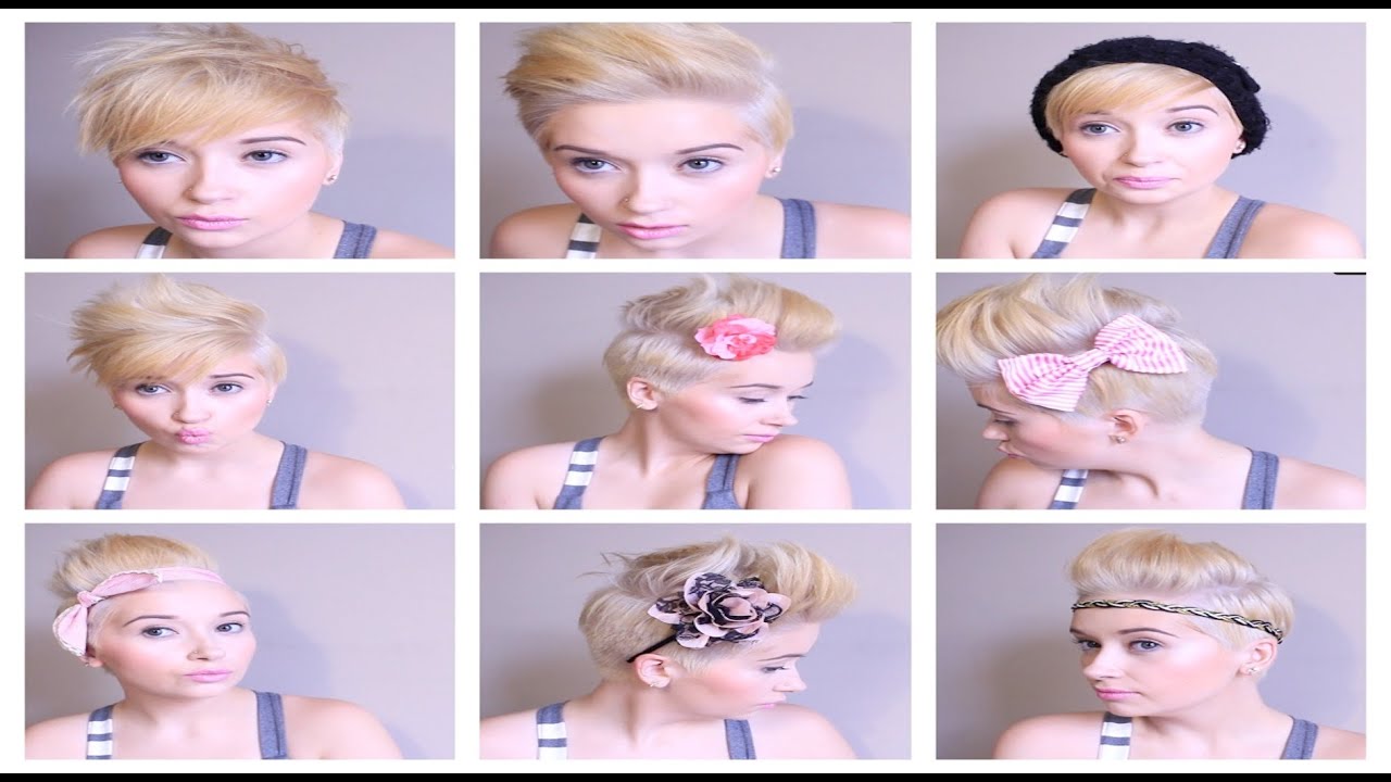HAIR Tutorial: How To ROCK 6 Different Pixie Styles - YouTube