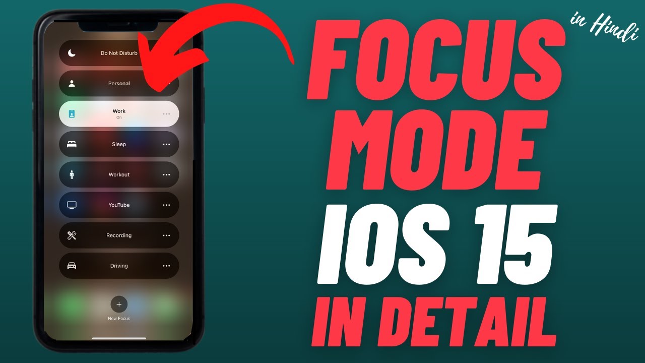 Focus Mode iOS 15 | iOS 15 Focus - YouTube