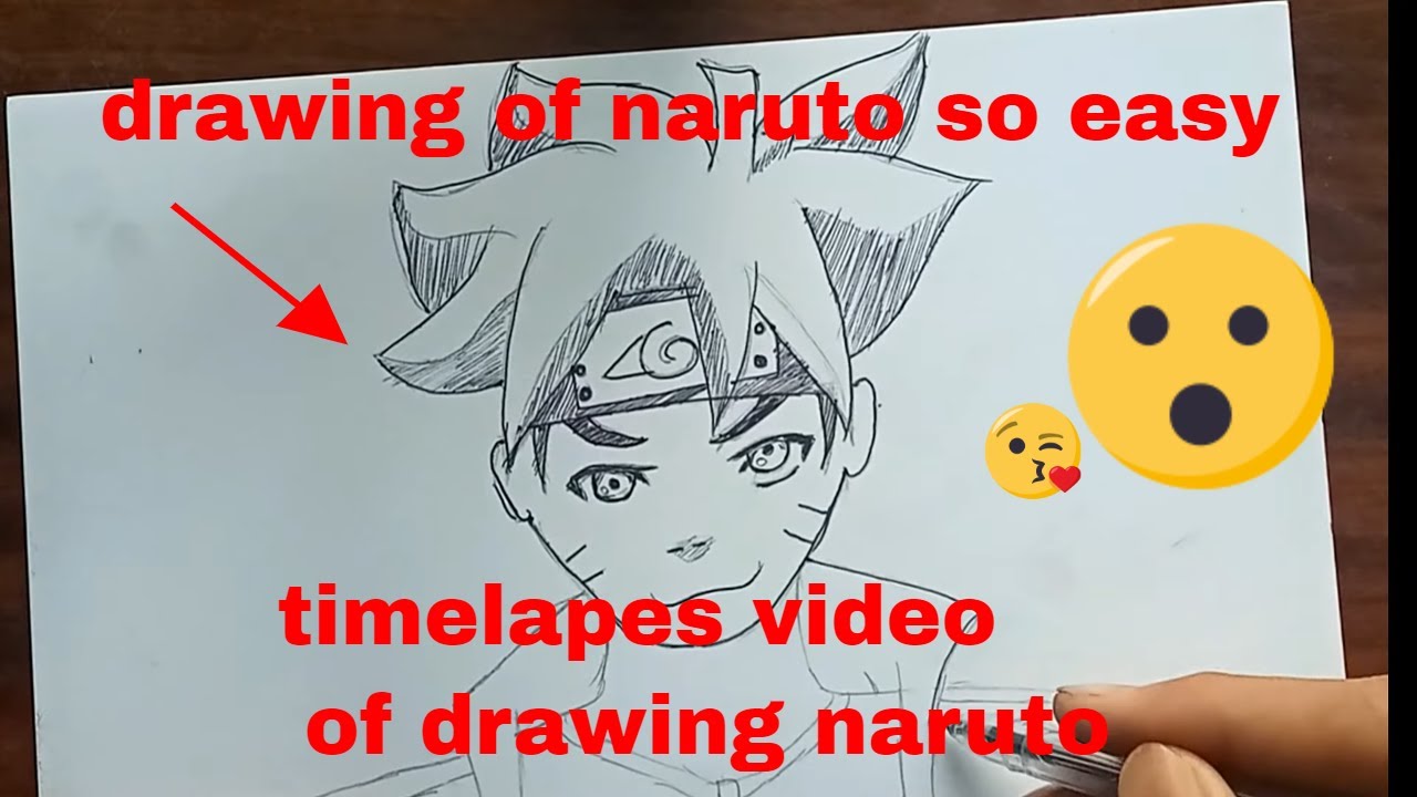 Drawing of naruto ||Learn to draw naruto - YouTube