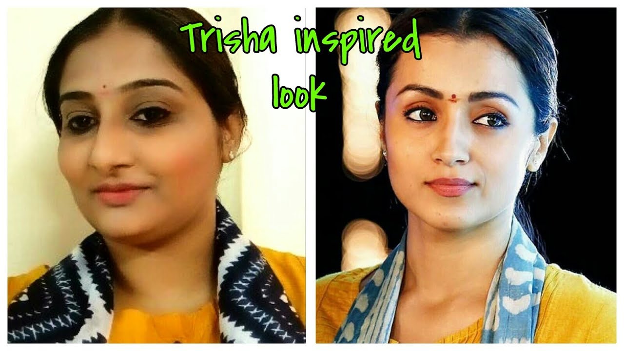 TRISHA 96 MOVIE INSPIRED LOOK TUTORIAL - YouTube