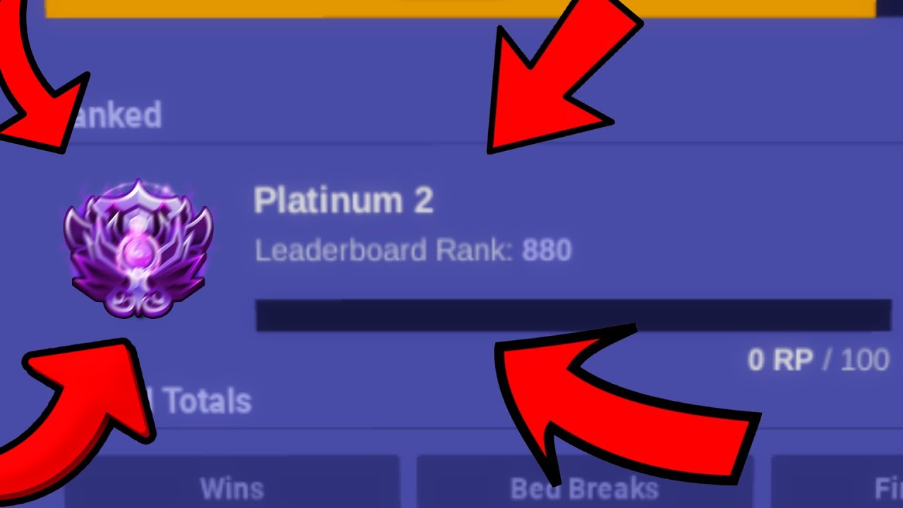 Platinum 2 In Ranked Season 11.. (Roblox Bedwars) - YouTube