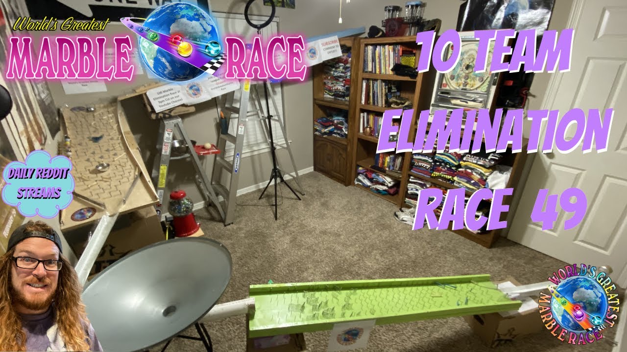 2021 Marble Race | 10 Team Marble Live Elimination Race 49 | ASMR ...