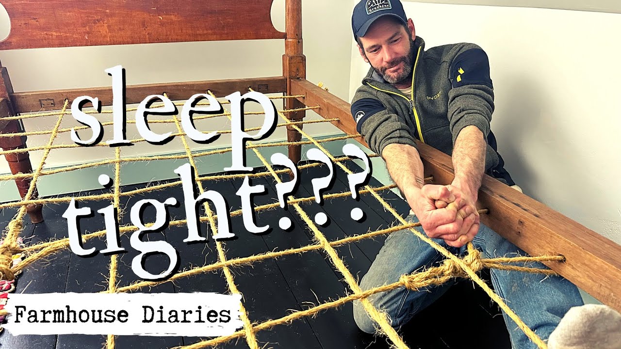 Fixing an Antique Rope Bed - TO USE! | Cottagecore Decor | Simple ...