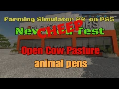 FS22 Open Cow Pasture New mod for Mar 29 - YouTube