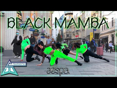 [KPOP IN PUBLIC TURKEY] AESPA - BLACK MAMBA DANCE COVER [TEAMWSTW]